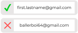Examples of good and bad email formatting for cover letters ...