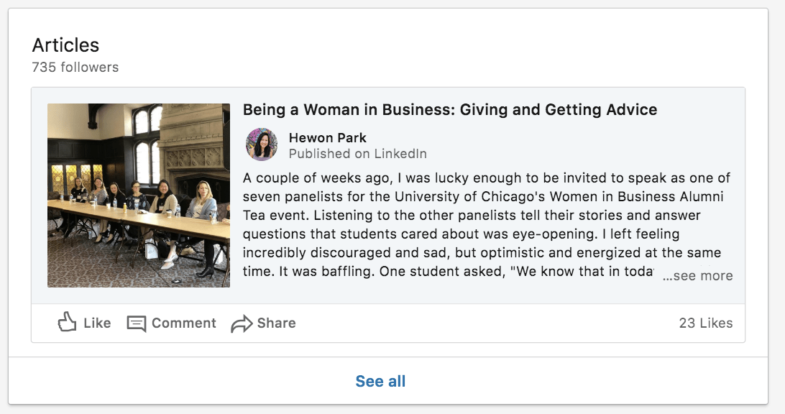Screenshot of LinkedIn article preview - Cultivated Culture