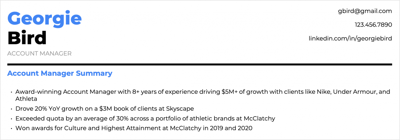 Account Manager Resume Examples For 2024 (20+ Skills & Templates)