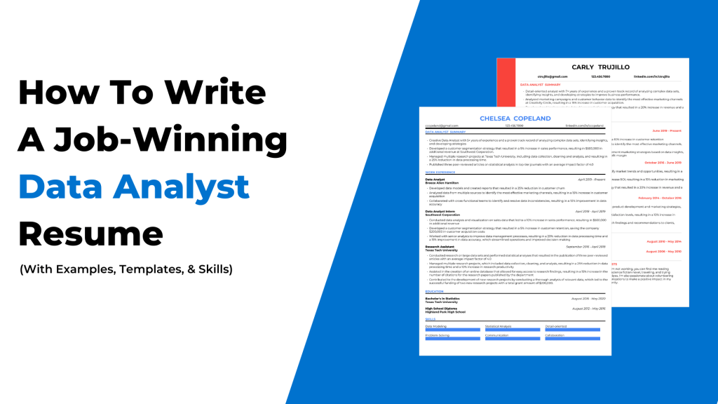 Data Analyst Resume Examples For 2025 (20+ Skills & Templates)